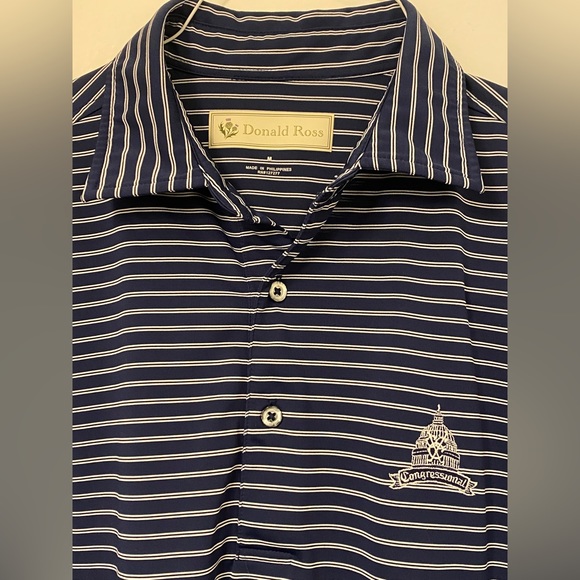 Donald Ross | Shirts | Donald Ross Golf Shirt Congressional Logo Med ...